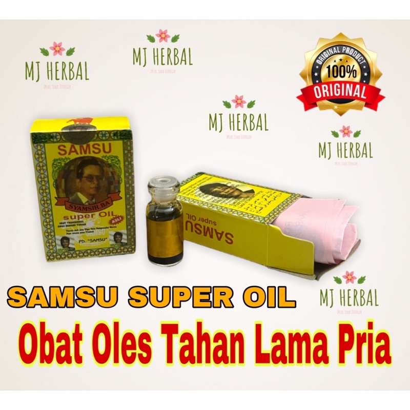 Jual Menambah Stamina Dan Tahan Lama Samsu Oil Herbal Oles Shopee