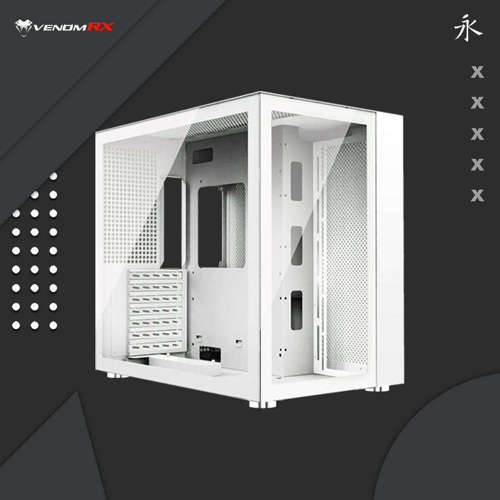 Jual VENOMRX DAEMON WHITE ATX GAMING CASE | Shopee Indonesia