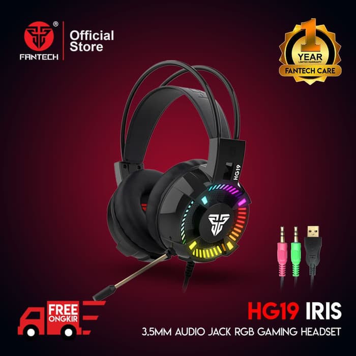 Jual Fantech HG19 IRIS RGB Gaming Headset AG0472 | Shopee Indonesia