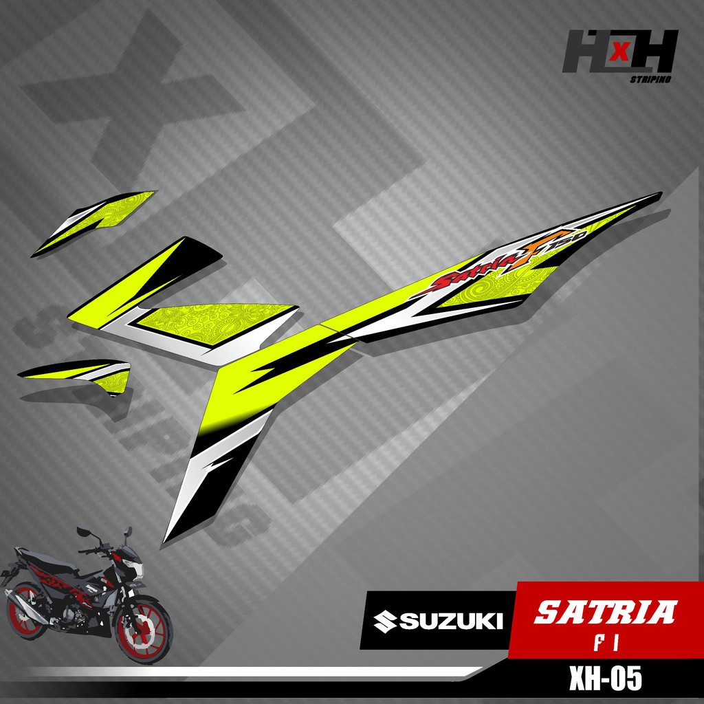 Jual Stiker Striping SATRIA F INJEKSI / Fi - 05 Desain Racing | Shopee ...