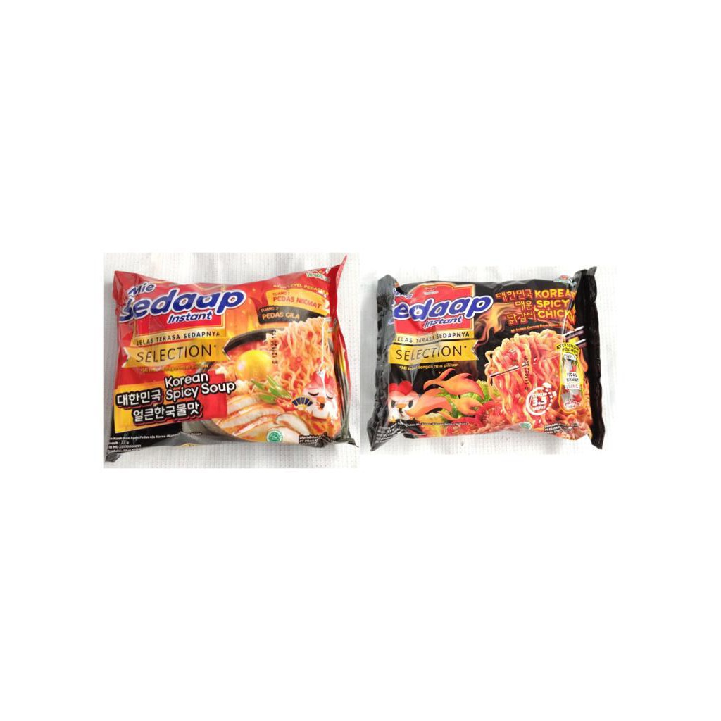 Jual SEDAAP MIE SELECTION KOREAN SPICY CHICKEN/SOUP (5 PCS) | Shopee ...