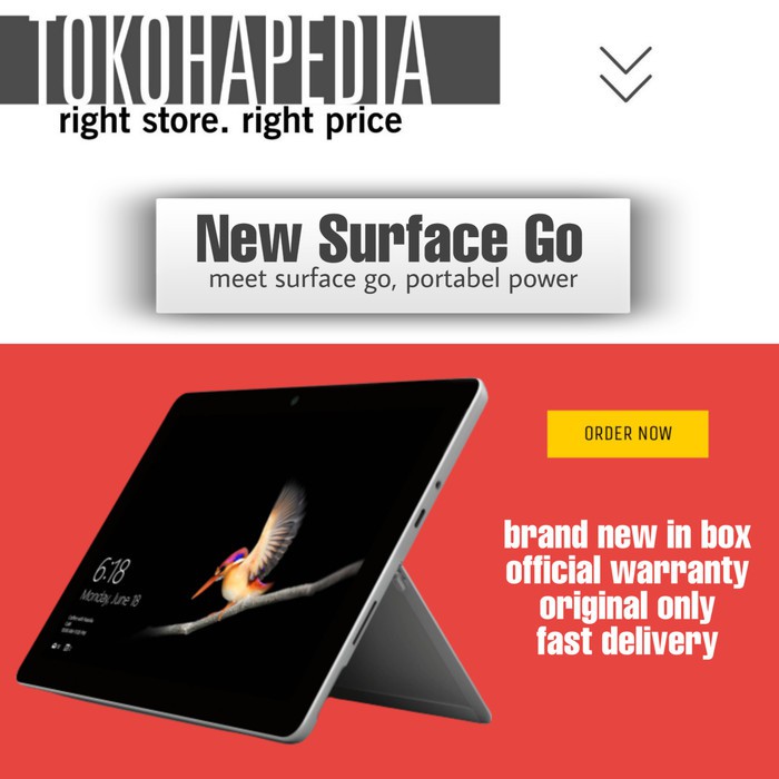 Jual SURFACE GO 2 2020 64 STORAGE GARANSI RESMI | Shopee Indonesia