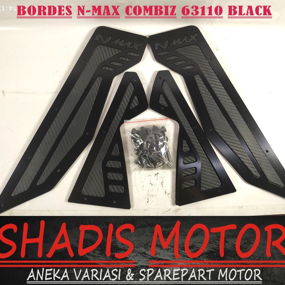 Jual Bordes Motor Merk Combiz Warna Black Tipe G3110 Alas Pijakan Motor ...