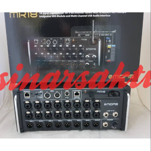 Jual MIDAS MR18 MR 18 DIGITAL MIXER CONTROLLER | Shopee Indonesia