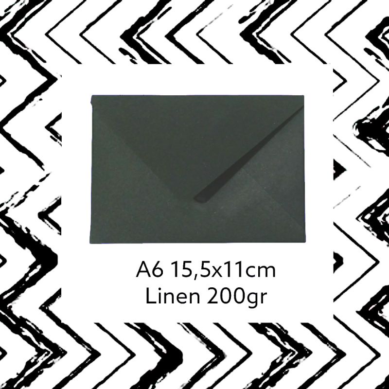 Jual Amplop Hitam Linen Tebal A6 15,5x11cm amplop undangan Amplop A6 ...