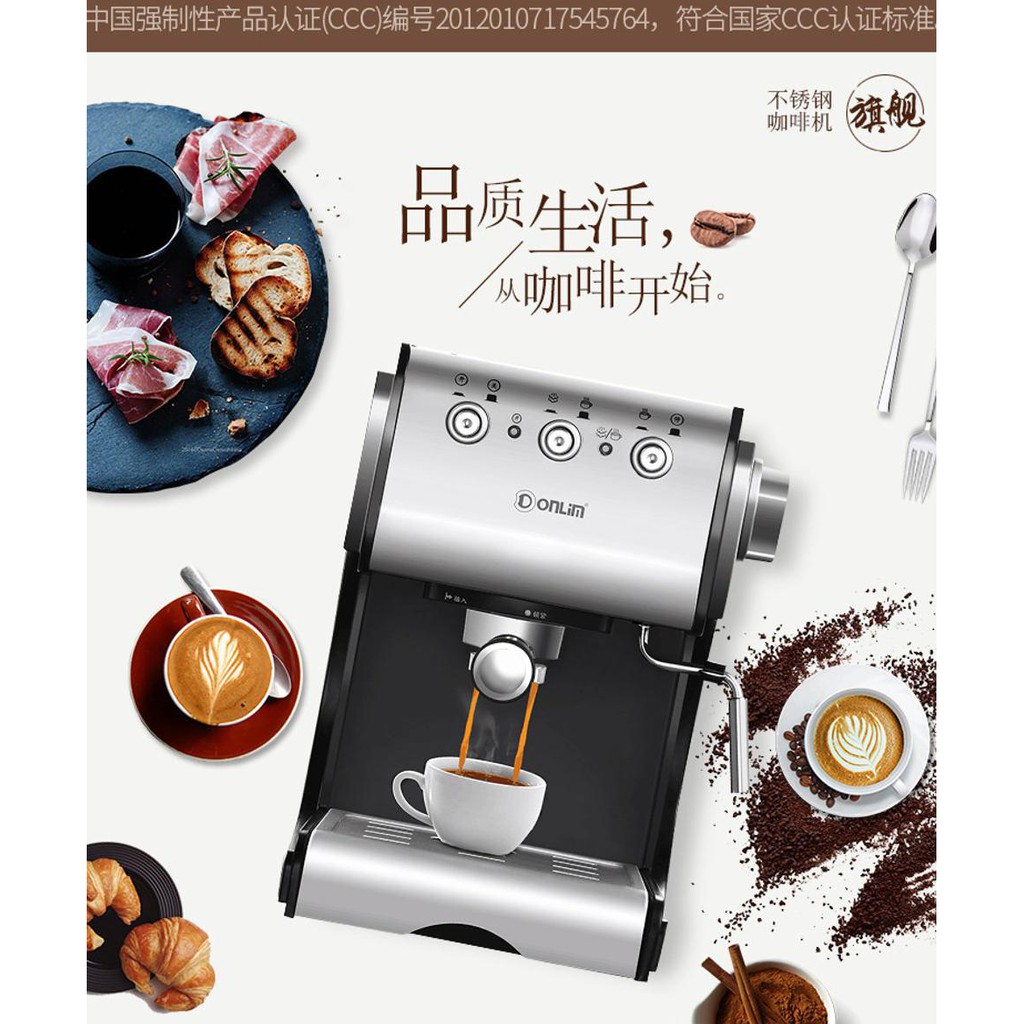 Jual TERLARIS !! Donlim DL-KF500S Coffee Machine Ala Cafe Semi ...