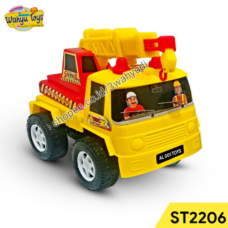 Jual Mainan Mobil Crane Aneka Mainan Mobil Truck Konstruksi MAINAN ANAK ...