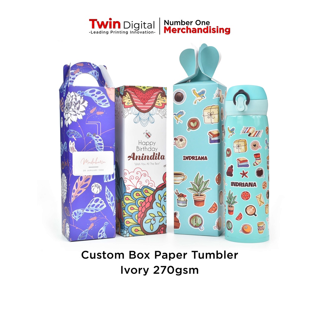 Jual Twindigital Box Tumbler Custom Box Paper Packaging Tumbler - Box ... Jual Twindigital Box Tumbler Custom Box Paper Packaging Tumbler - Box ...