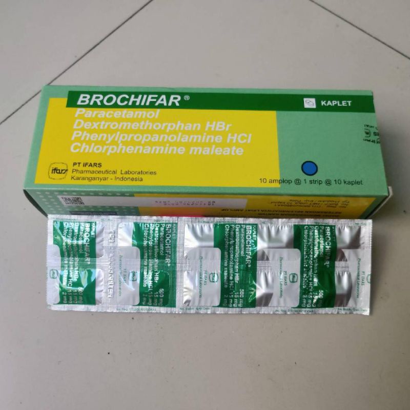 Jual Brochifar strip 10's kaplet | Shopee Indonesia