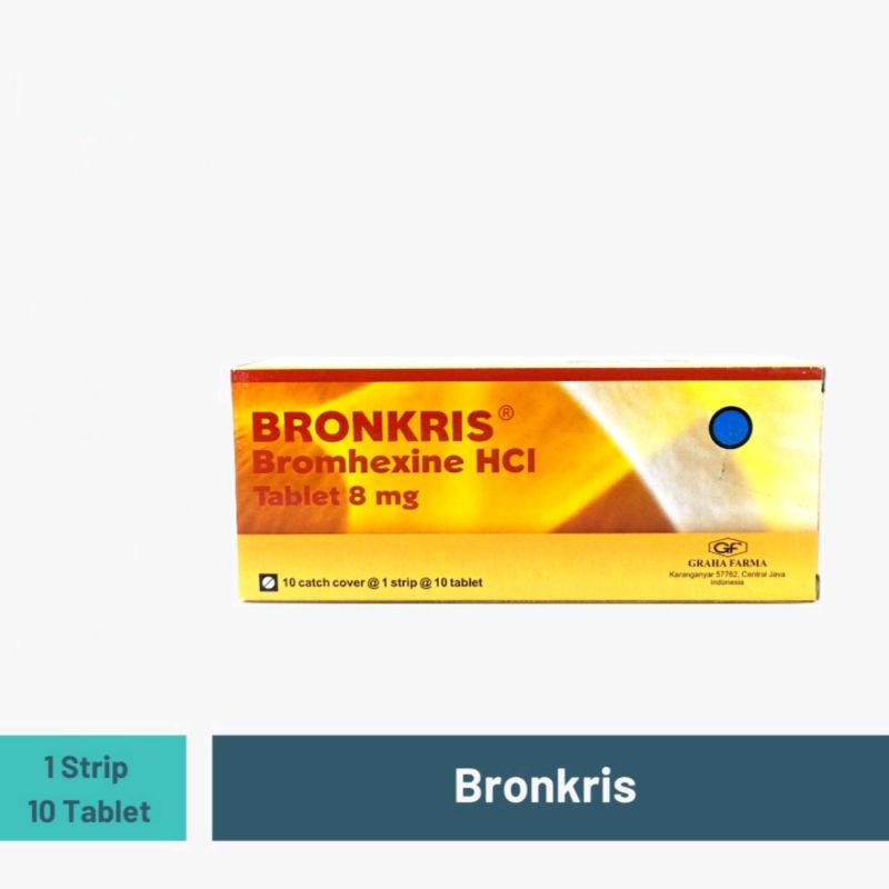 Jual Bronkris Batuk Berdahak 10 Tablet | Shopee Indonesia