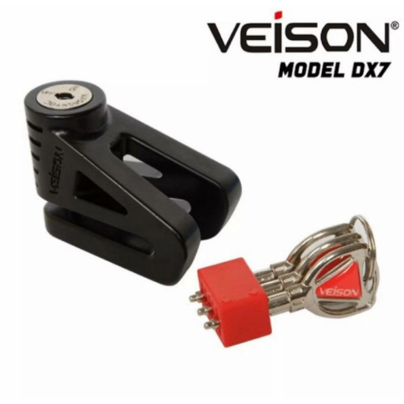Jual KUNCI DISK CAKRAM MEREK VEISON MODEL DX7 UNIVERSAL MOTOR | Shopee ...