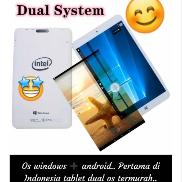 Jual TABLET PC DUAL OS WINDOWS + ANDROID WITH HDMI NEW RAM 2GB ROM 32GB ...