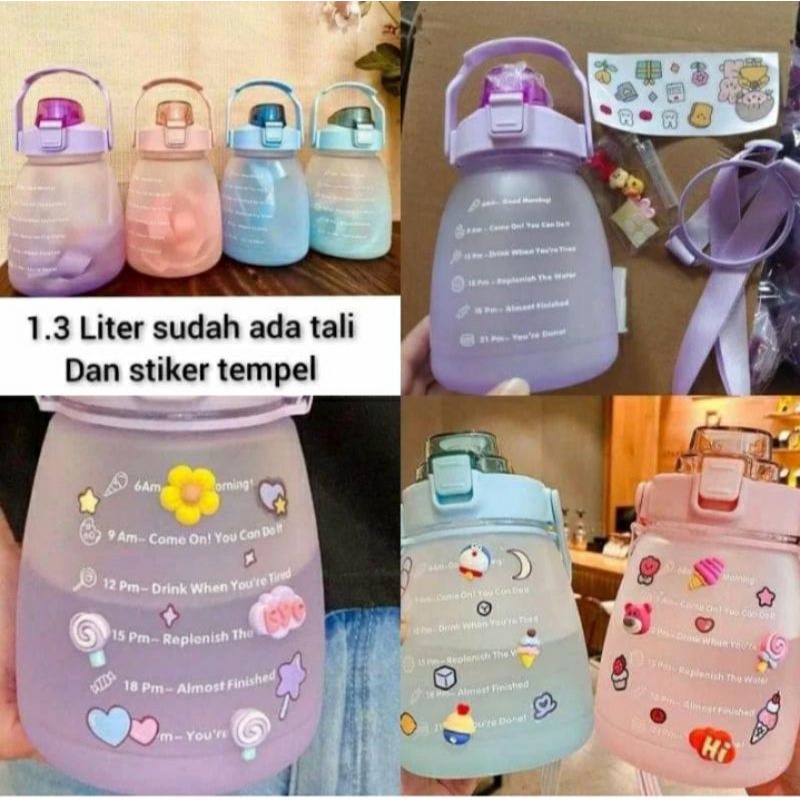 Jual botol gemoy viral/botol gradasi waktu | Shopee Indonesia