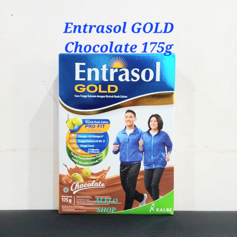 Jual Entrasol Gold original plain chocolate vanilla 175 g kalbe coklat ...