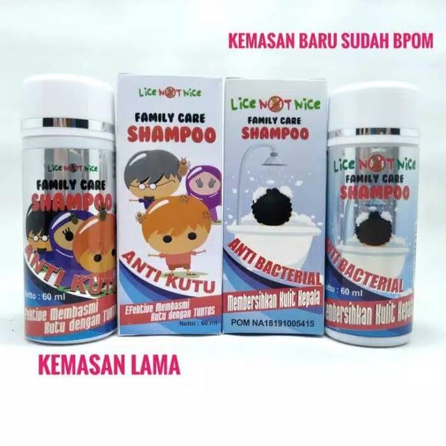 Jual Sampo kutu lice not nice bersihkn kutu n ketombe 60ml | Shopee ...