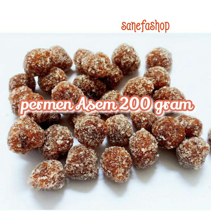 Jual Permen Gula Asem/permen asem bulat/Permen manisan/cemilan diet ...