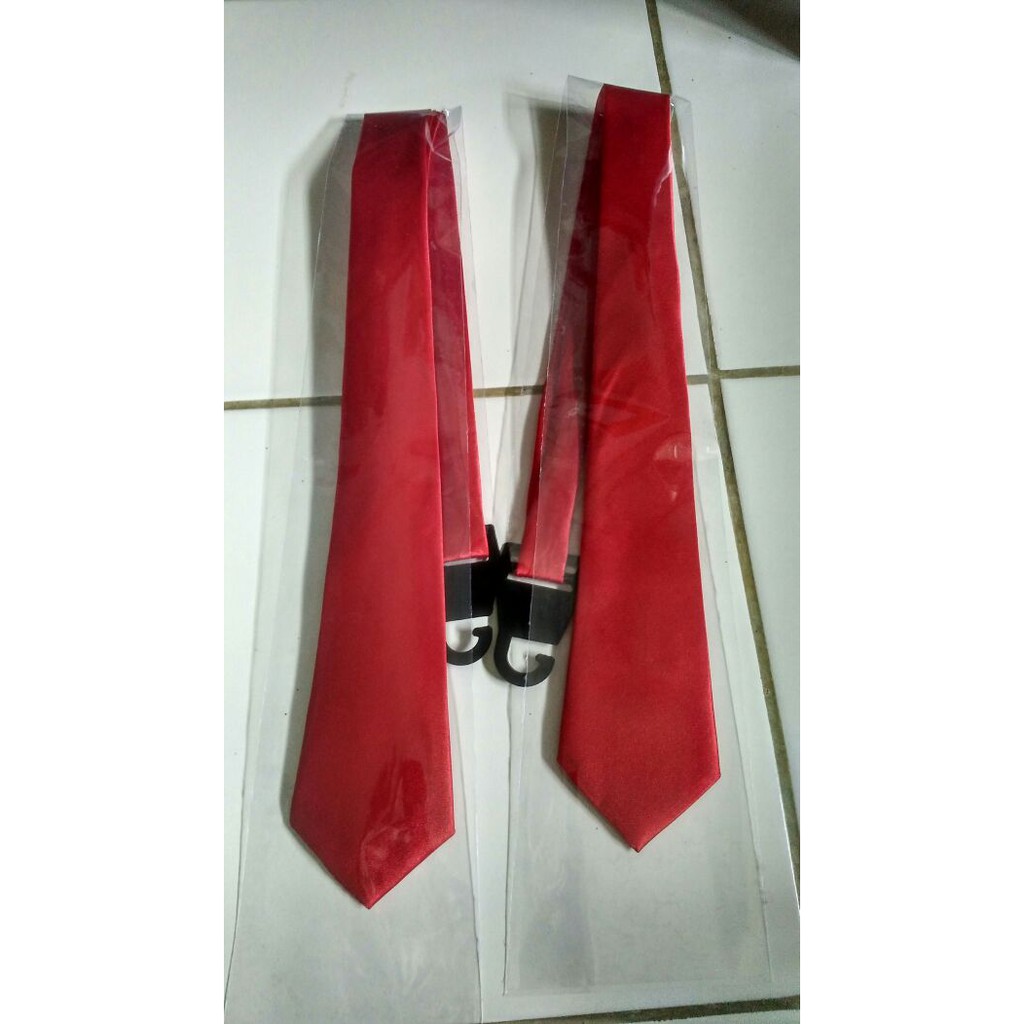 Jual DASI PANJANG MERAH SATIN MENGKILAP IKAT MANUAL | Shopee Indonesia