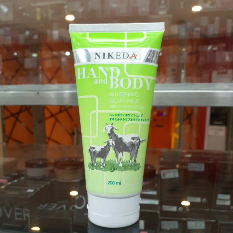 Jual NIKEDA HAND BODY GOAT MILK WHITENING 200ML | Shopee Indonesia