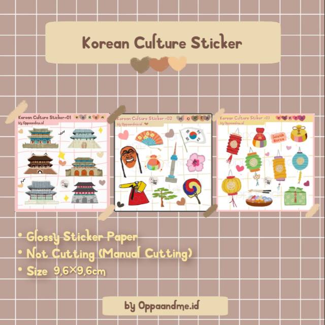 Jual KOREAN CULTURE STICKER | Shopee Indonesia