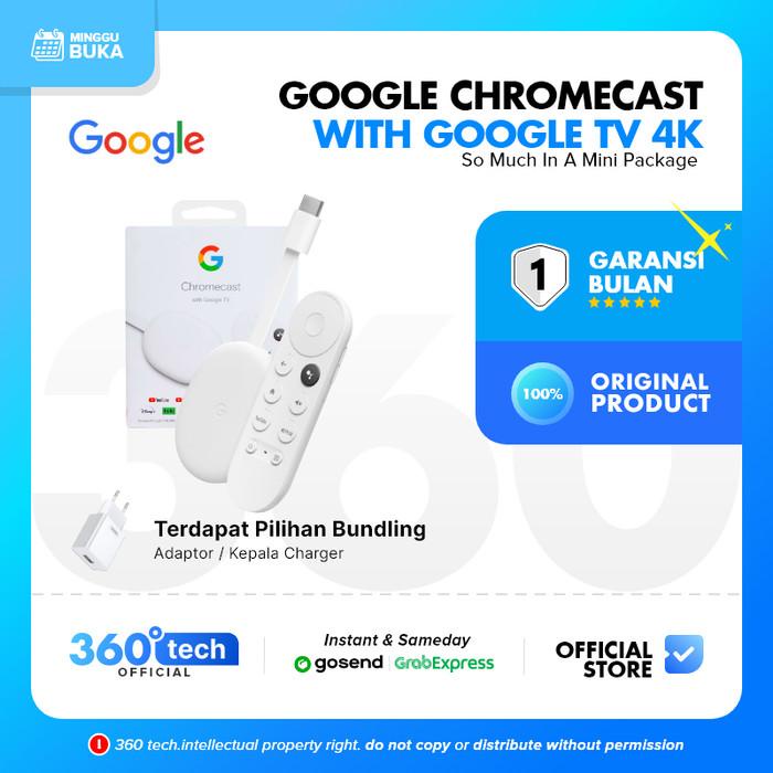 Jual Google Chromecast With Google Tv 4K Original Bnib Garansi | Shopee ...