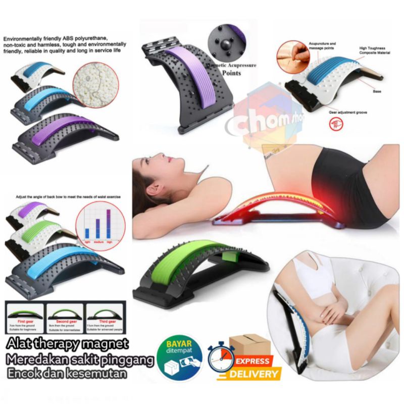 Jual Alat Terapi Pijat Sandaran Fisioterapi Tulang Punggung Sakit Pinggang Nyeri Saraf Kejepit ...