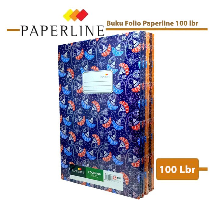 Jual Buku Tulis Hard Cover FOLIO 100 Lembar Paperline | Shopee Indonesia