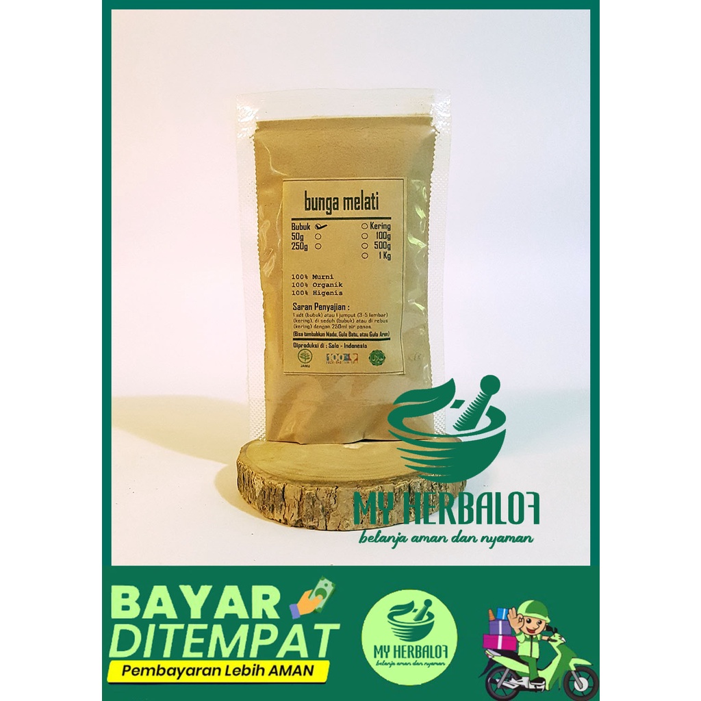 Jual Obat Herbal Bunga Melati Bubuk / Penurun Kolesterol Dan Lemak ...