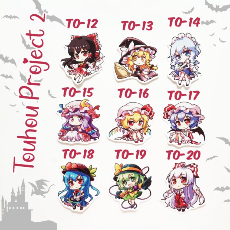 Jual Sticker Touhou Project 2 Game Merchandise | Shopee Indonesia