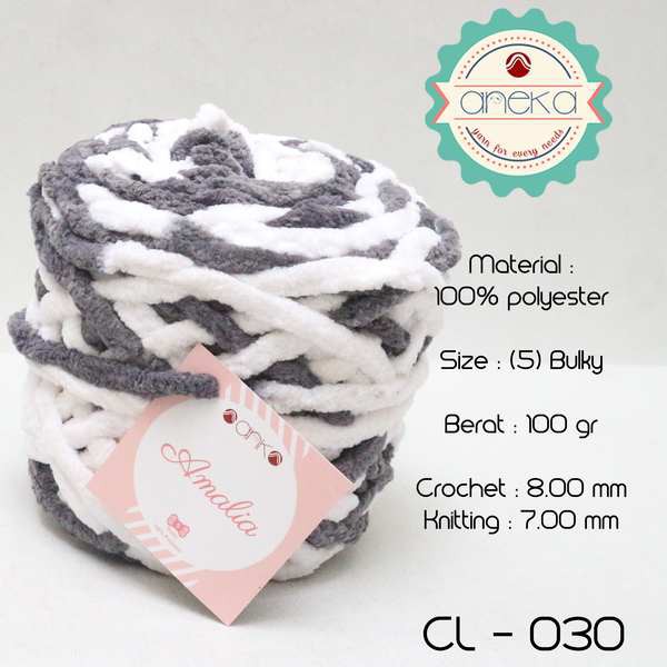 Jual Benang Rajut Chenille Midi Amalia Yarn 030 | Shopee Indonesia