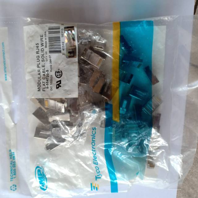 Jual Pin RJ45 BESI Amp | Shopee Indonesia