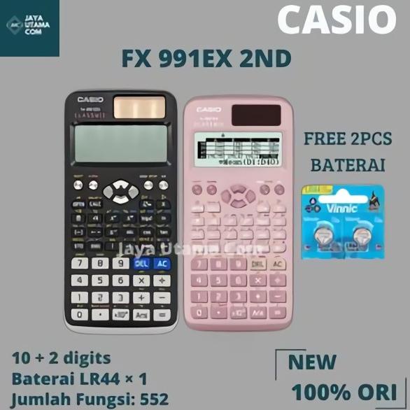 Jual [(BAYAR DITEMPAT) KALKULATOR SCIENTIFIC CASIO FX 991EX ORIGINAL ...