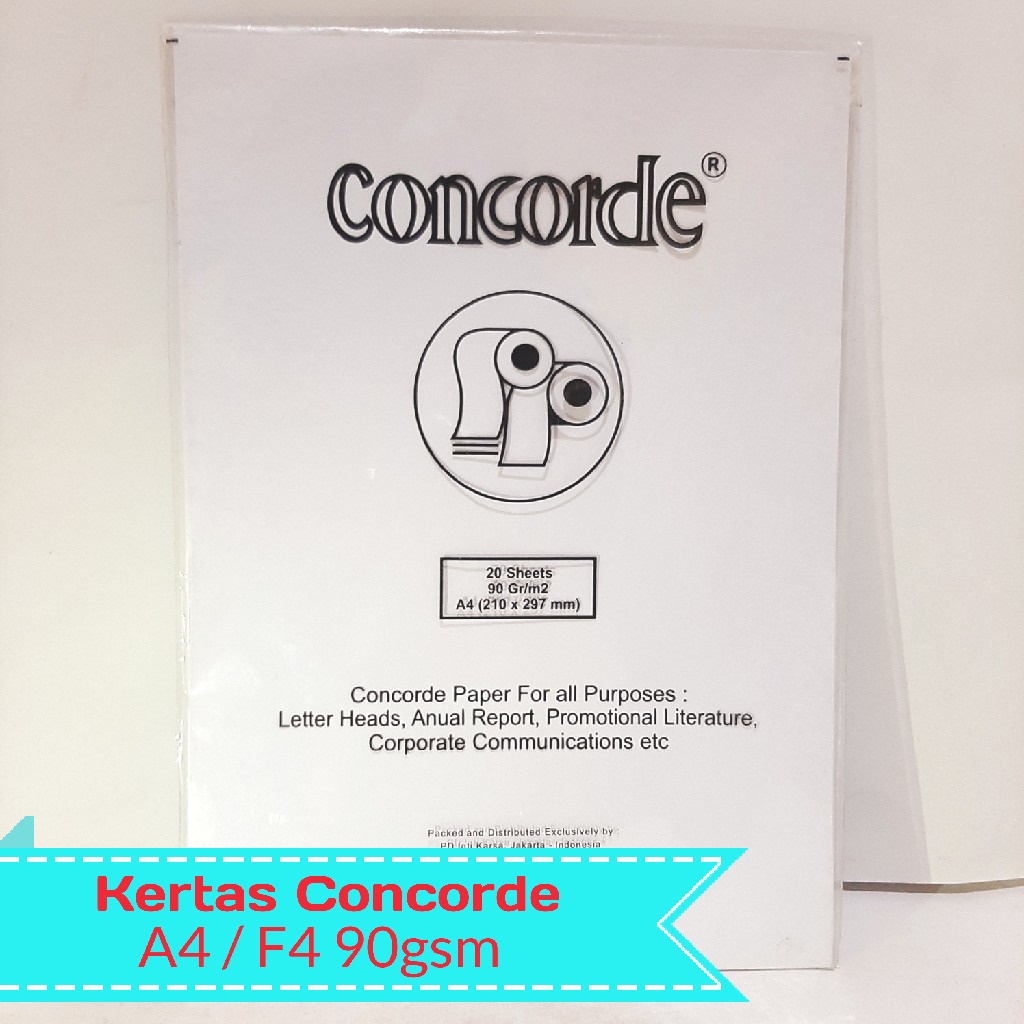 Jual Kertas Concorde Paper Laid A4 90gsm @5sheets | Shopee Indonesia