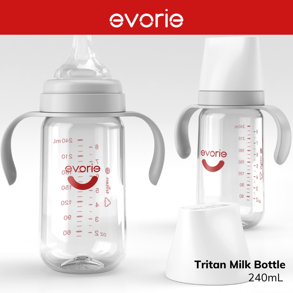 Jual Award-winning | Evorie Botol Susu Bayi 240 mL Tritan Anti-Colic ...