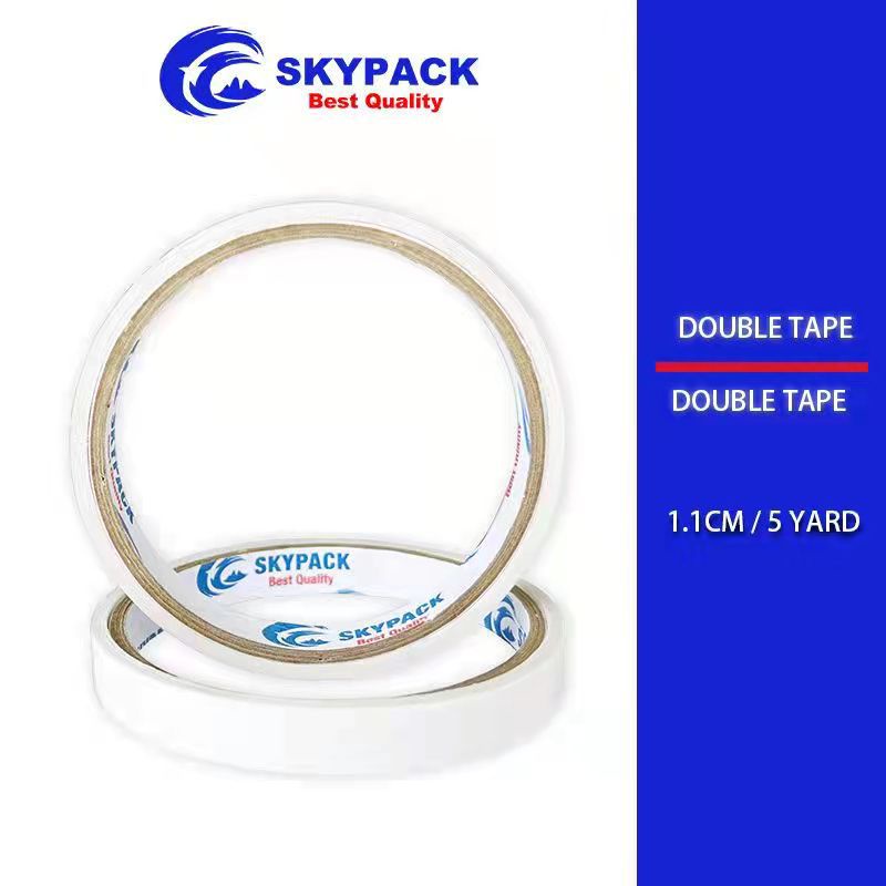 Jual [SKYPACK 1.1] Double Tape 1.1cm x 5Meter/Solasi bolak balik 11mmx5M | Shopee Indonesia