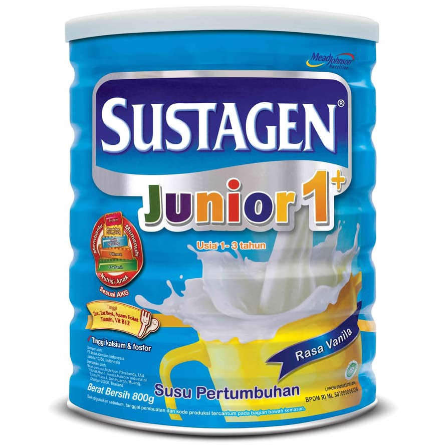 Jual Sustagen Junior Susu Pertumbuhan Vanila 800g [FLASH SALE] | Shopee Indonesia