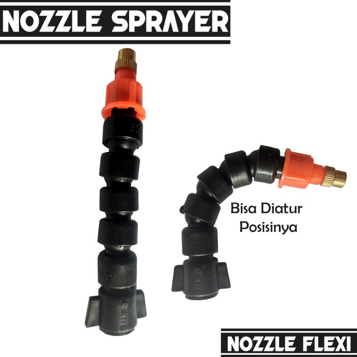 Jual Nozzle Flexi Nozzle Sprayer ELektrik Fleksibel 1 titik | Shopee ...