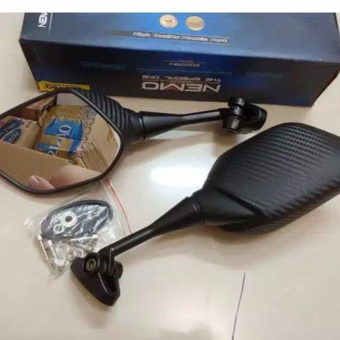 Jual SPION R25 NEMO PENDEK CARBON NMAX MODEL CB UNIVERSAL R25/R3 ...