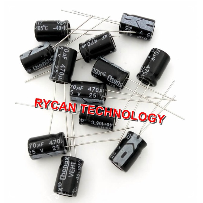 Jual Capacitor Elco 470uF 25V Kapasitor | Shopee Indonesia