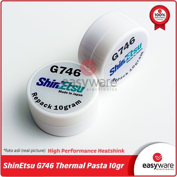 Jual Thermal Pasta ShinEtsu G-746 Pasta Heatsink coller 10gr | Shopee Indonesia