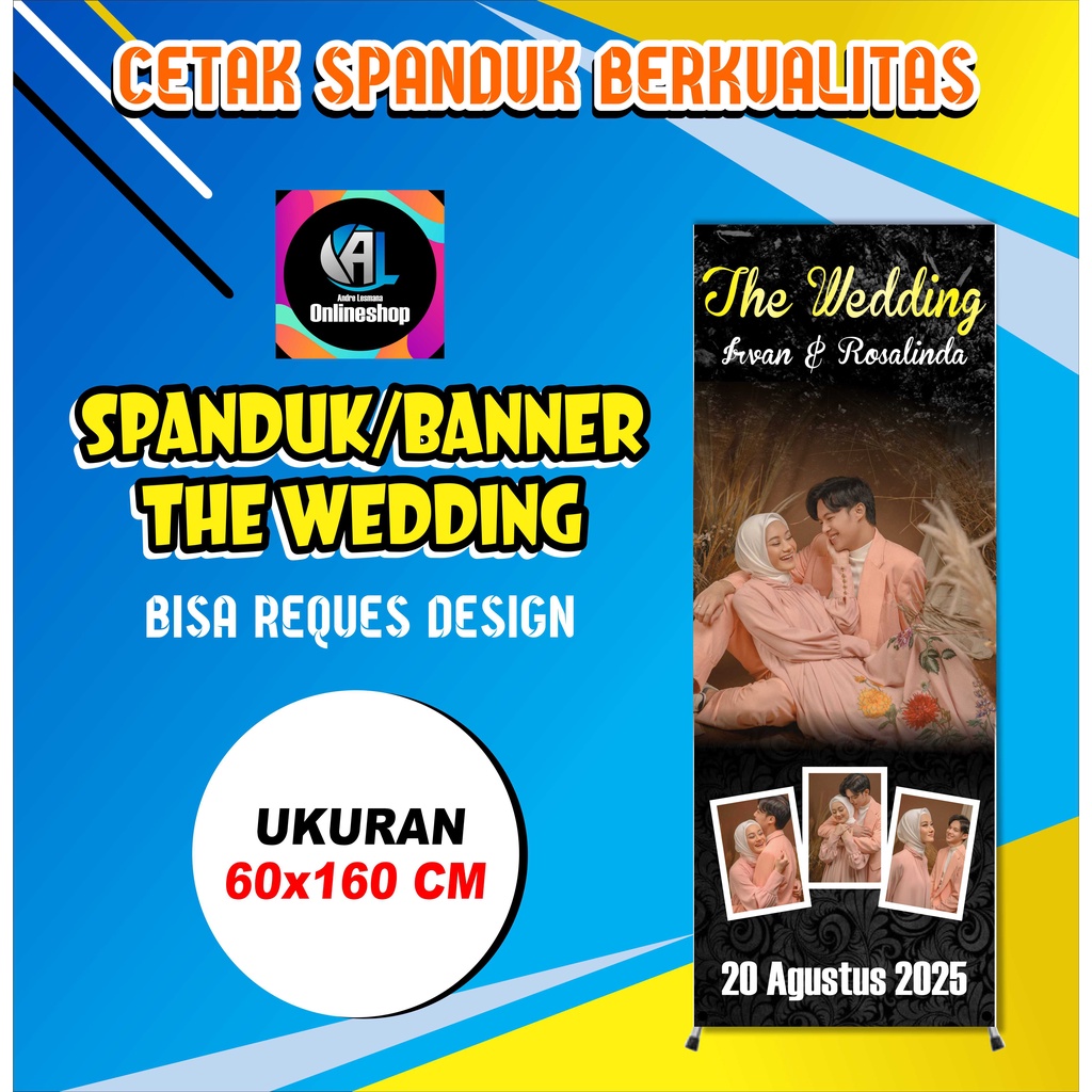 Jual Spanduk, Banner, The Wedding | Shopee Indonesia
