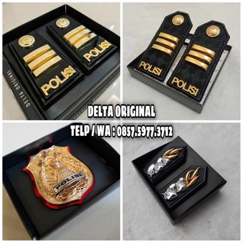 Jual Set Pangkat Pdh & Pdu Akp Polri Full Mika | Shopee Indonesia