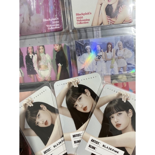 Jual LISA PHOTOCARD WELCOME KIT BLACKPINK THE SHOW ID CARD PC | Shopee ...