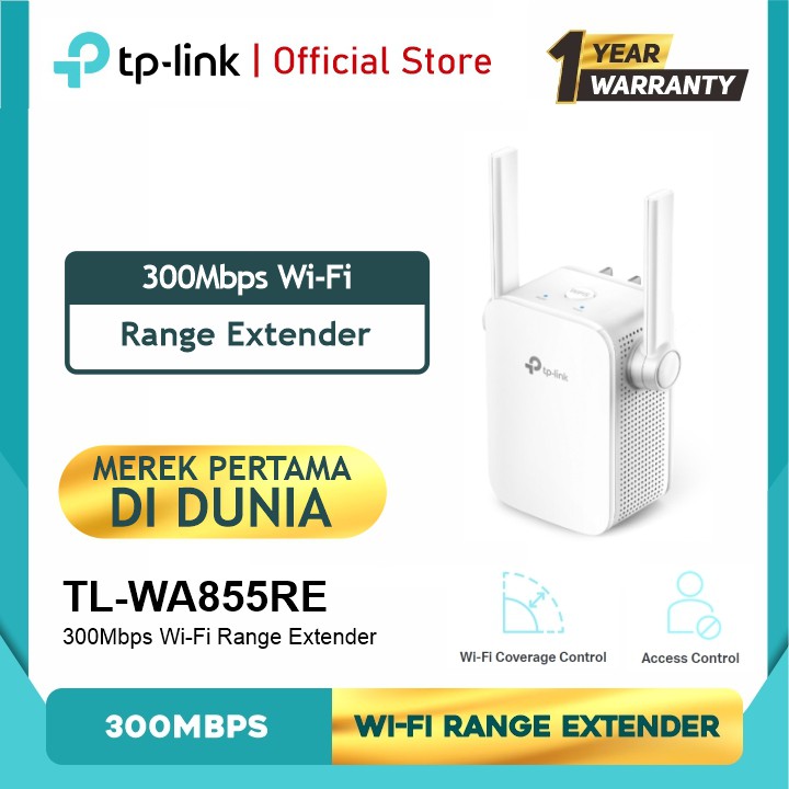 Jual Original TP-LINK TL-WA855RE 300Mbps Wi-Fi Range Extender WA855RE ...