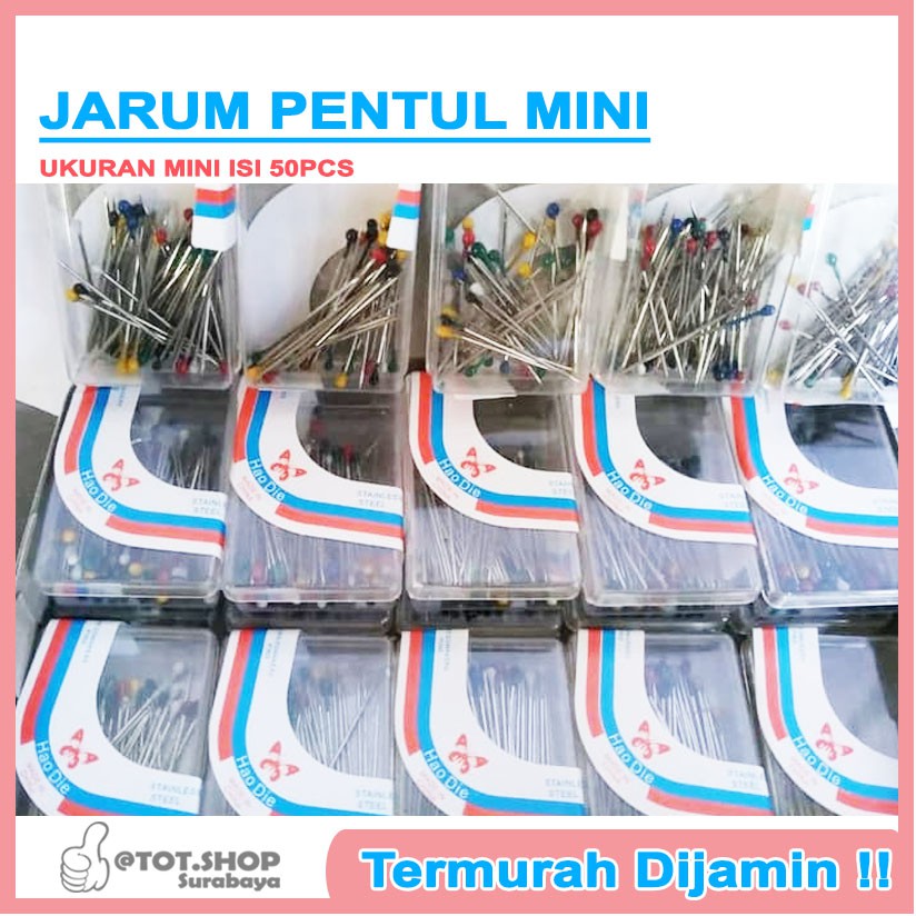 Jual JARUM PENTUL MINI KOTAK MUTIARA BERKUALITAS TAJAM ANTI KARAT HAJI ...