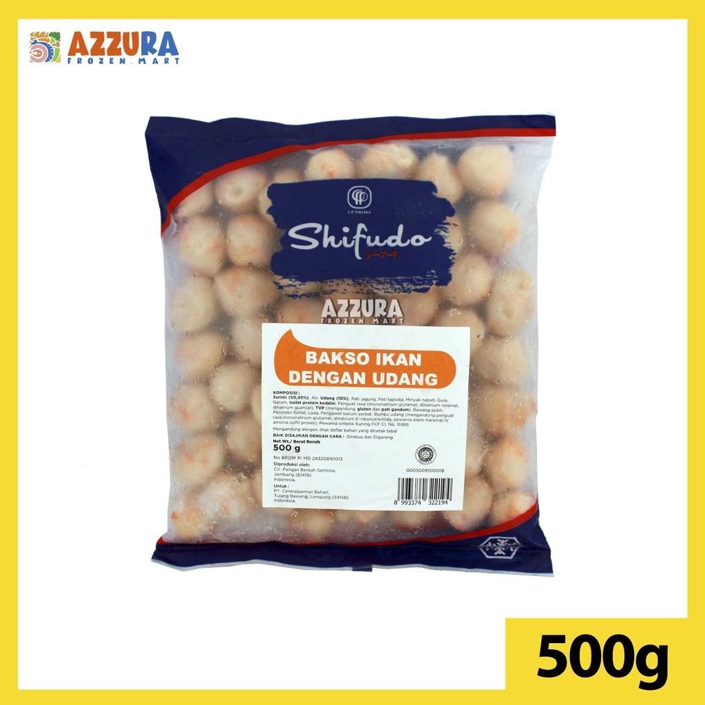 Jual Shifudo Bakso Ikan Dengan Udang 500g | Shopee Indonesia