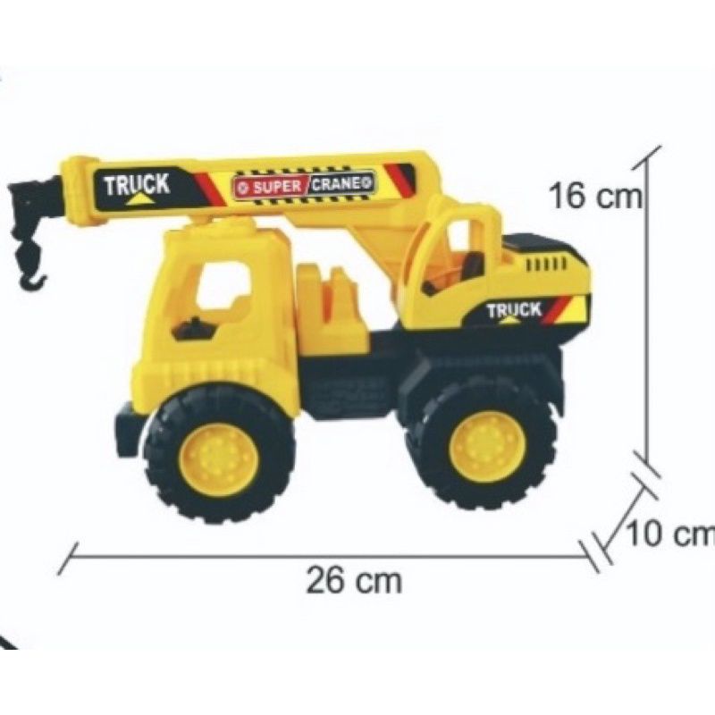 Jual mainan mobil kontruksi crane ukuran sedang ak94 | Shopee Indonesia