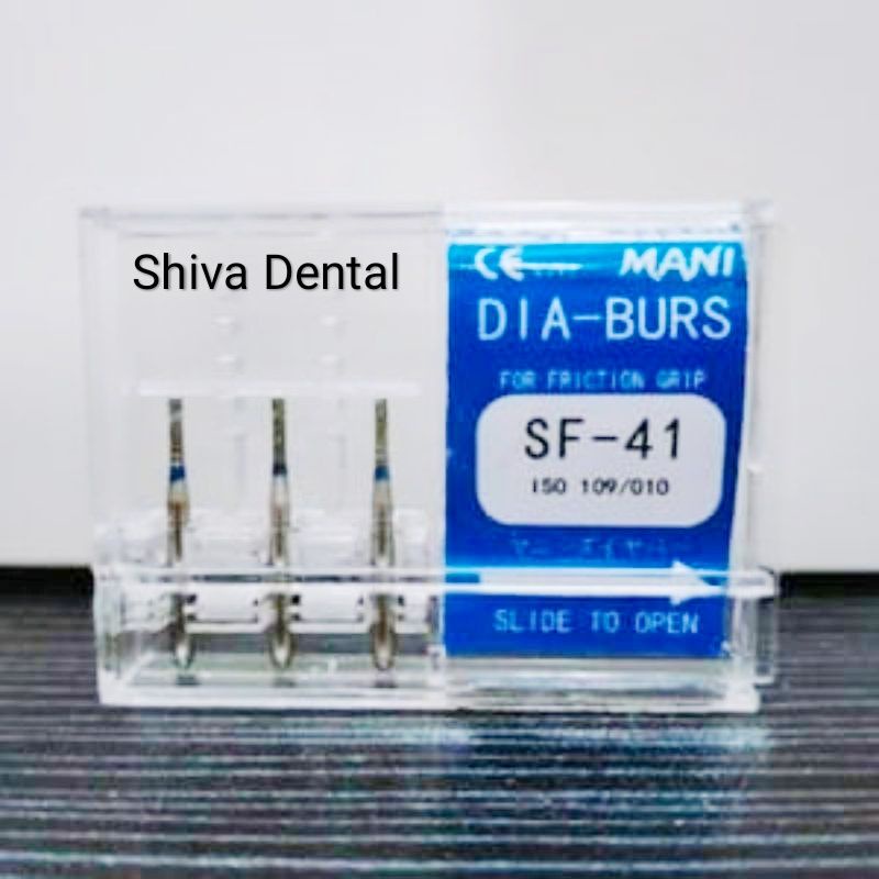 Jual Dental diamond bur SF 31, SF 41 isi 3 / silindris fisure | Shopee Indonesia