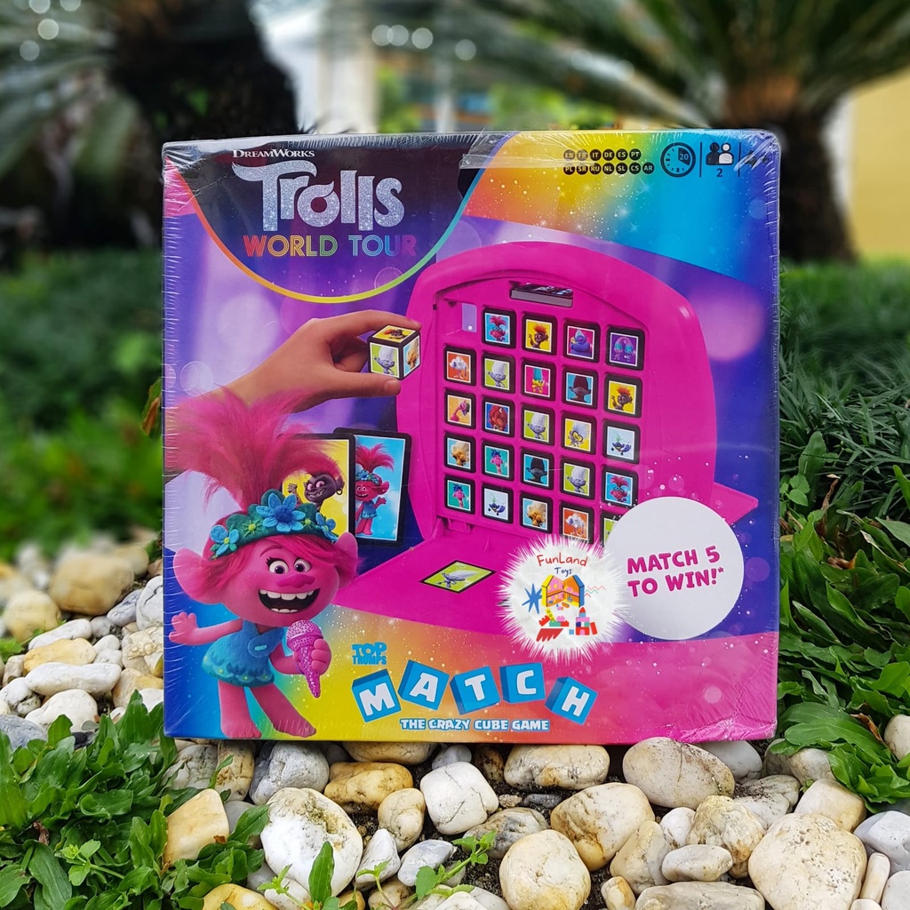 Jual Trolls World Tour Top Trumps Match Board | Shopee Indonesia