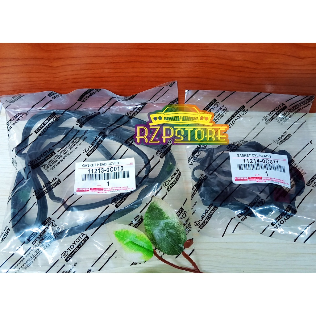 Jual 1SET Packing Tutup Klep dan Seal Busi Innova Fortuner Hilux Bensin ...