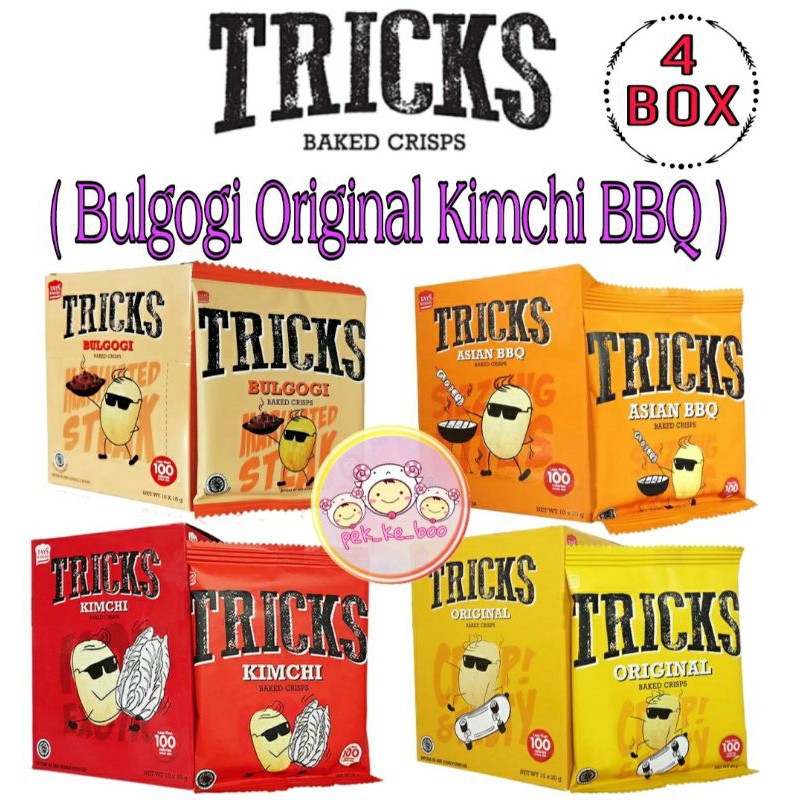 Jual TRICKS 4 BOX ( ORIGINAL KIMCHI BBQ BULGOGI ) | Shopee Indonesia